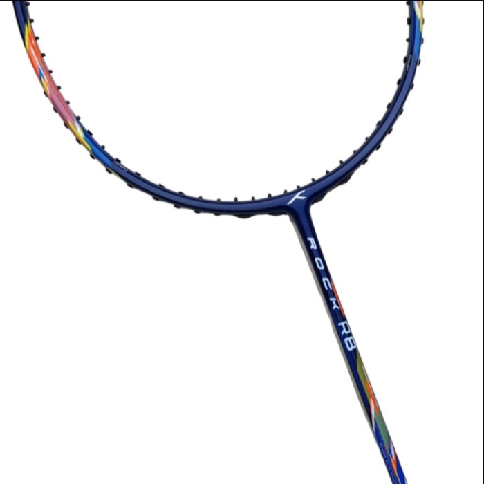 Jual Raket Badminton Original HNDRD HUNDRED Rock R8 Navy White Orange ...