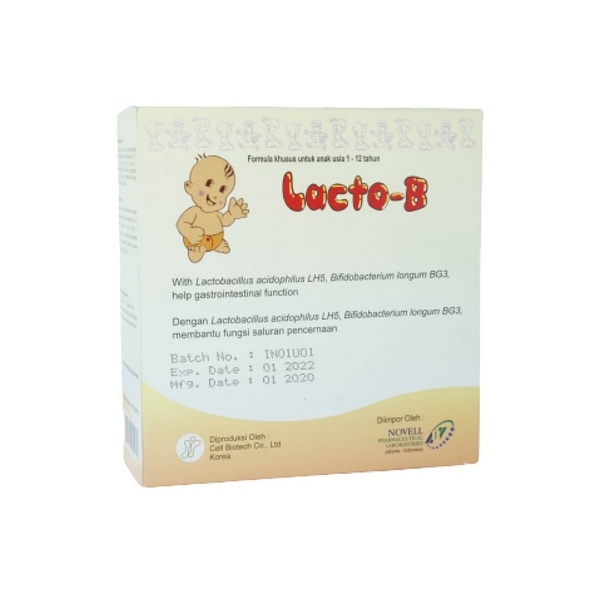 Jual LACTO-B 1 BOX ISI 10 SACHET/DIARE | Shopee Indonesia