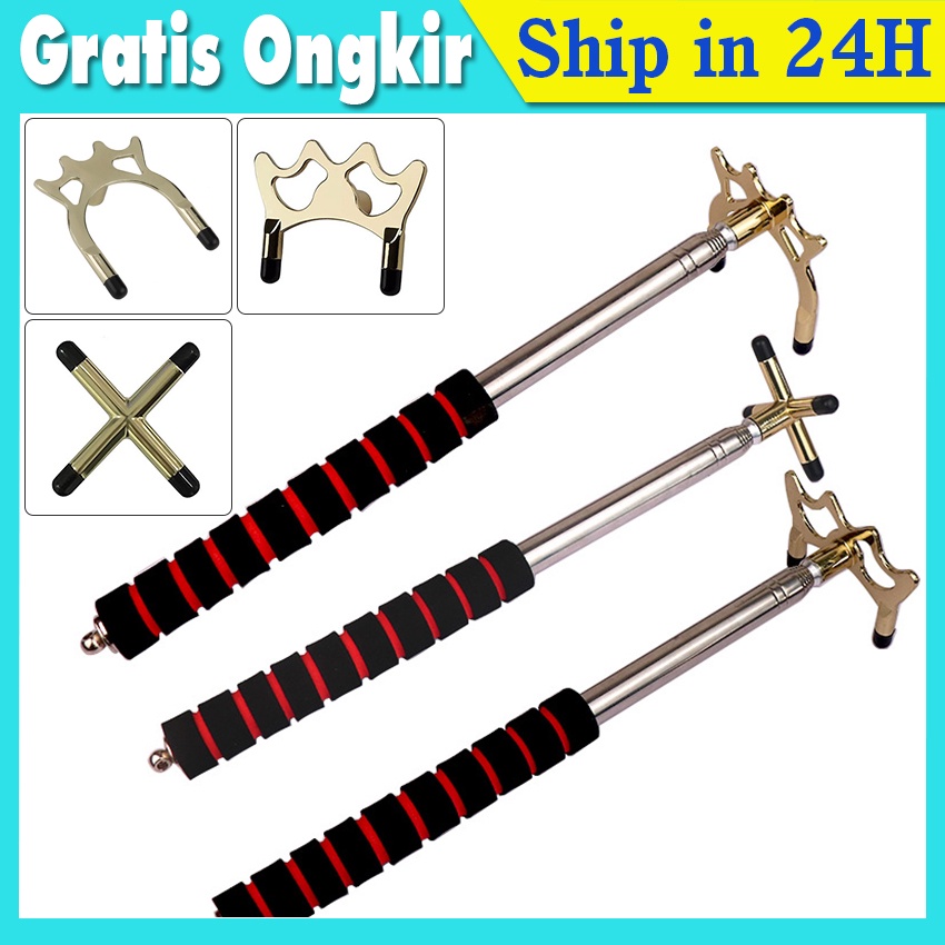 Jual Billiards Snooker Pool Cue Stick Low Rest Head - Brass - Cagak ...