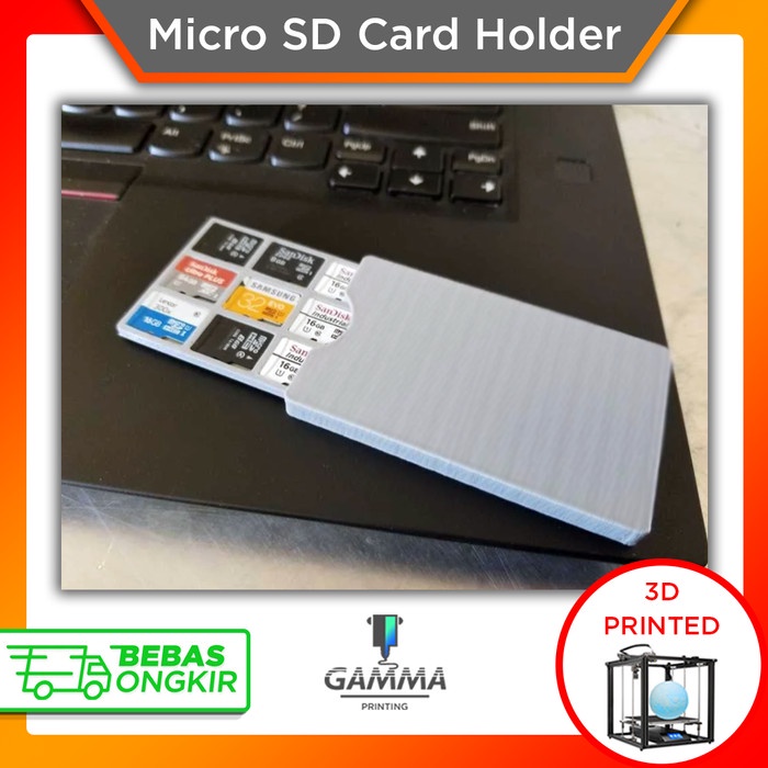 Jual TERLARISSS !!! Micro SD Card Holder / Case Micro SD 3D Print ...