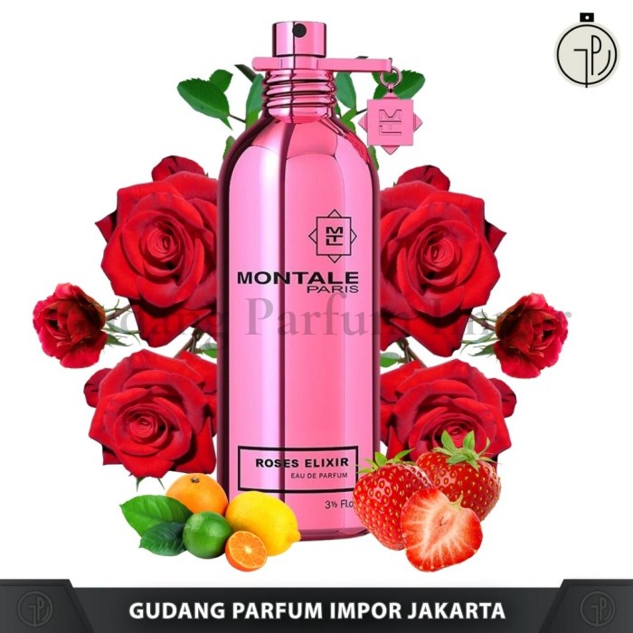 Jual Parfum Montale Paris Rose Elixir for Women EDP 100 ml | Shopee ...