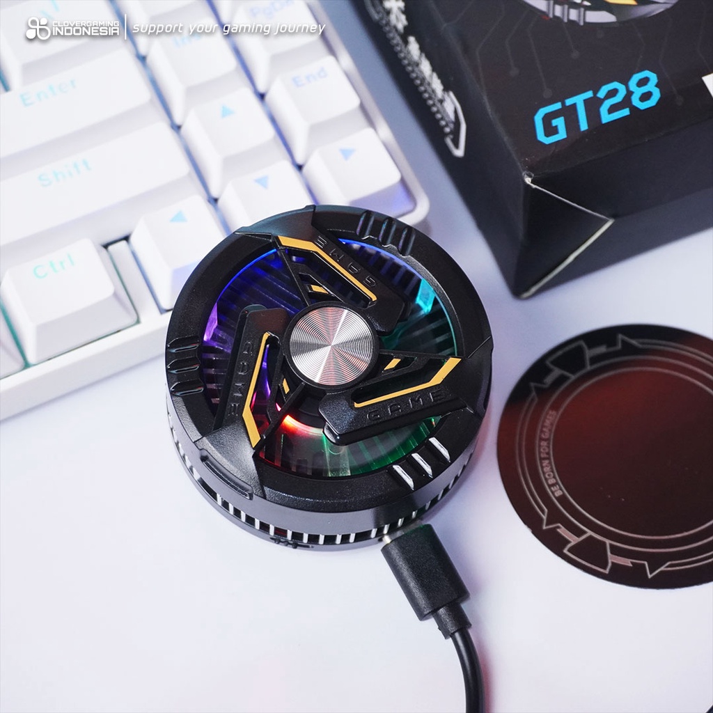 Jual CLV GT28 Magnetic Fan Cooler Mobile Phone Cooling Android Iphone ...