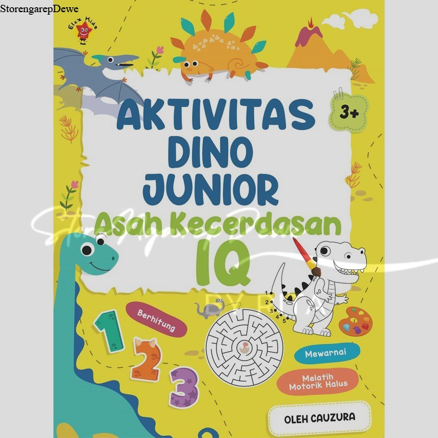 Jual Aktivitas Dino Junior: Asah Kecerdasan IQ BARANG REAL SESUAI FOTO ...