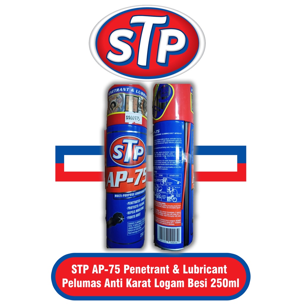 Jual STP AP-75 Penetrant & Lubricant Pelumas Anti Karat Logam Besi ...