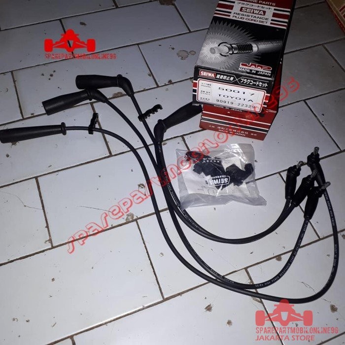 Jual Kabel Busi Coil Set Toyota Starlet Kapsul EP80 SEIWA JAPAN ...