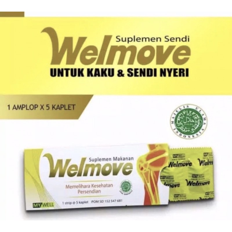 Jual Welmove strip 5 tablet ( pelumas sendi mencegah sakit pada sendi ...