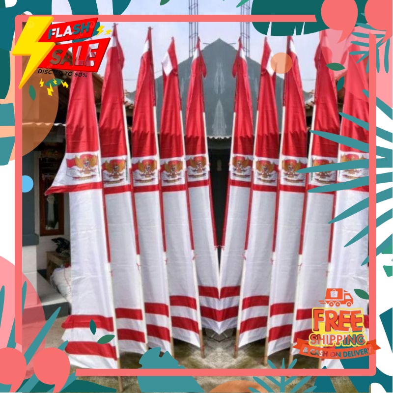 Jual SPESIAL KEMERDEKAAN 17 AGUSTUS // Layur Garuda Merah Putih 4m/umbul umbul layur/Bendera ...