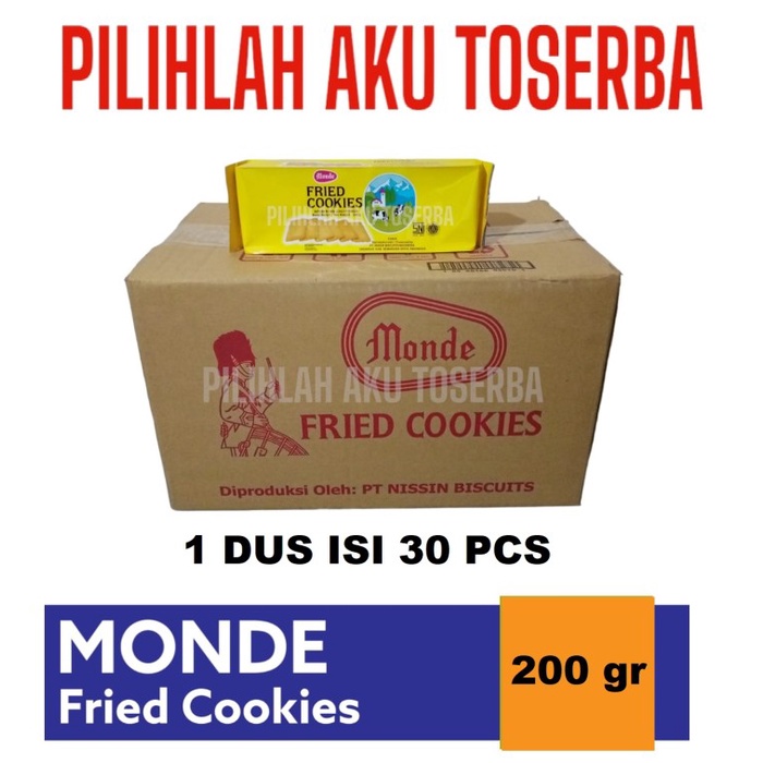 Jual Biskuit Monde FRIED COOKIES - ( HARGA 1 DUS ) | Shopee Indonesia