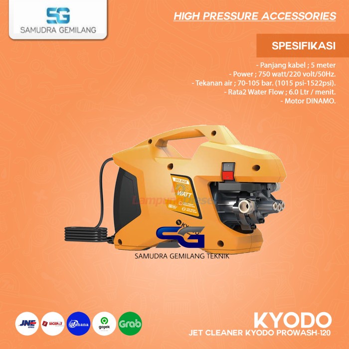Jual mesin steam cuci mobil motor Jet Cleaner Kyodo Prowash 110 ...