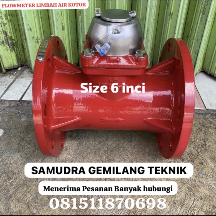 Jual flowmeter air kotor / air limbah 6" inch opx 130 C | Shopee Indonesia