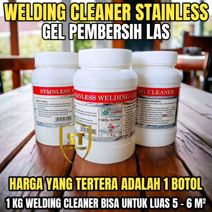 Jual GEL PEMBERSIH LAS /WELDING CLEANER STAINLESS STEEL ( 1 KG ...