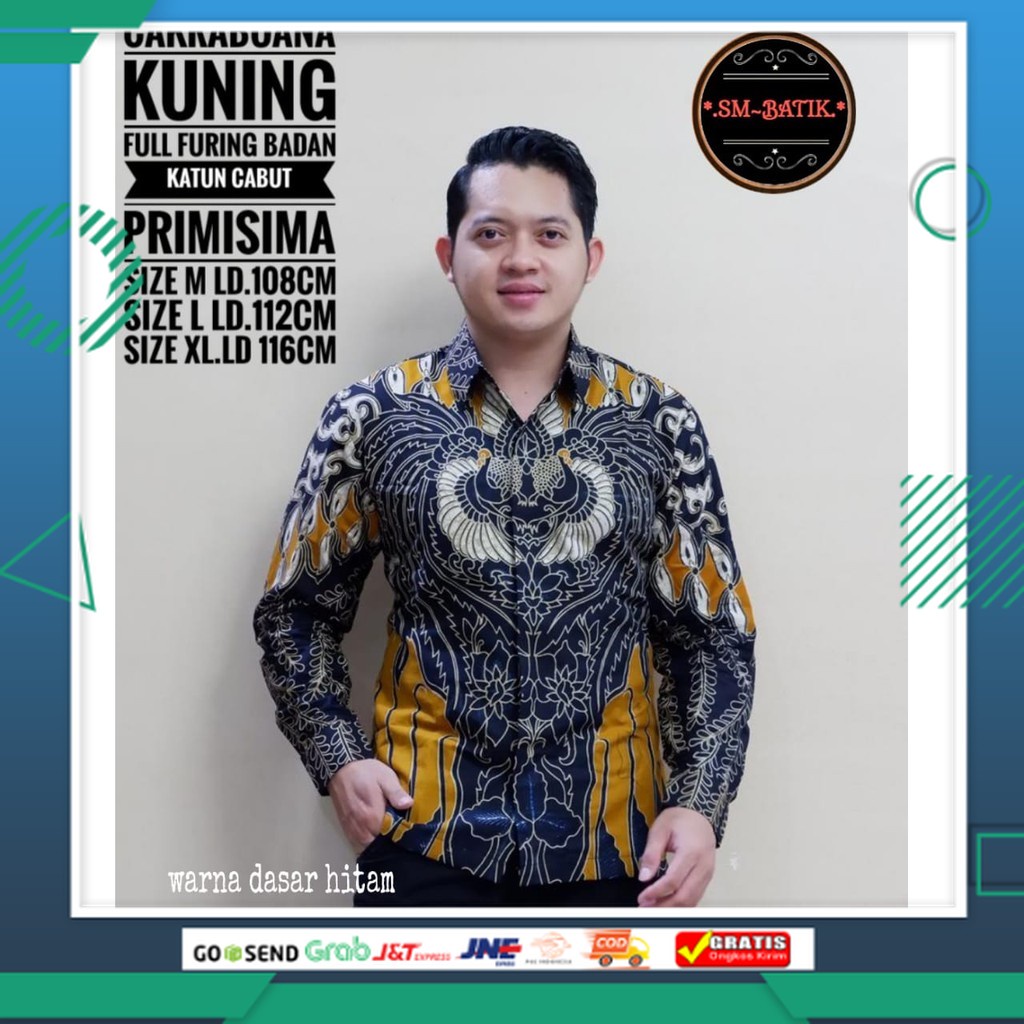 Jual BATIK KEREN DESAIN BARU STYLE JAWA /CAKRABUANA EMAS SM ...
