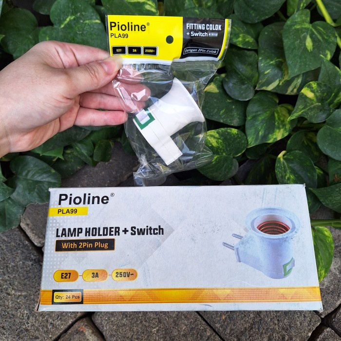 Jual Fitting Colok E27 + Saklar Switch On Off Colokan Lampu Tidur Soket ...