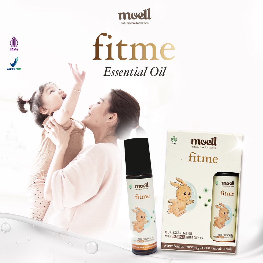 Jual Moell Fitme Natural Essential Oil / Bantu Menyegarkan Tubuh Anak ...