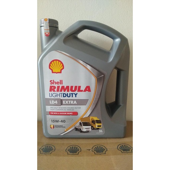 Jual Oli Mesin Shell Rimula Light Duty LD4 Extra 15W-40 5 Liter ...