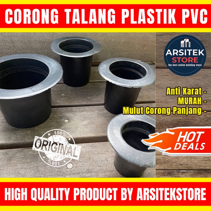 Jual Corong Talang PVC 4 Inch Corong Talang Plastik Hitam | Shopee ...