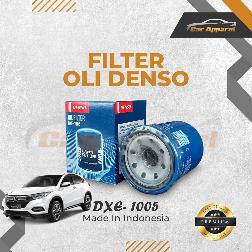 Jual Denso DXE 1005 Filter Oli HRV OIi filter Denso | Shopee Indonesia