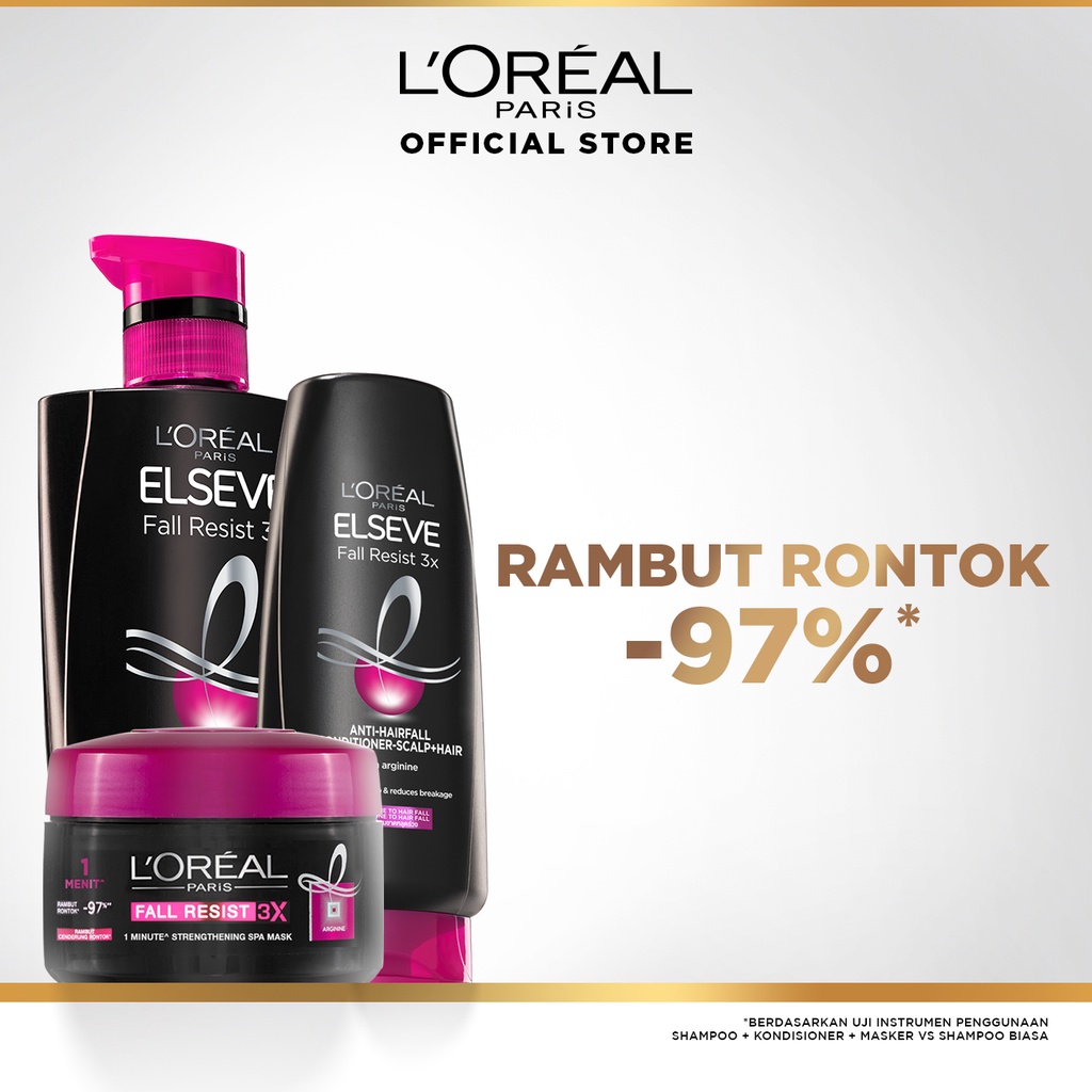 Jual L'Oreal Paris Elseve Fall Resist 3X Complete Set - Rangkaian ...