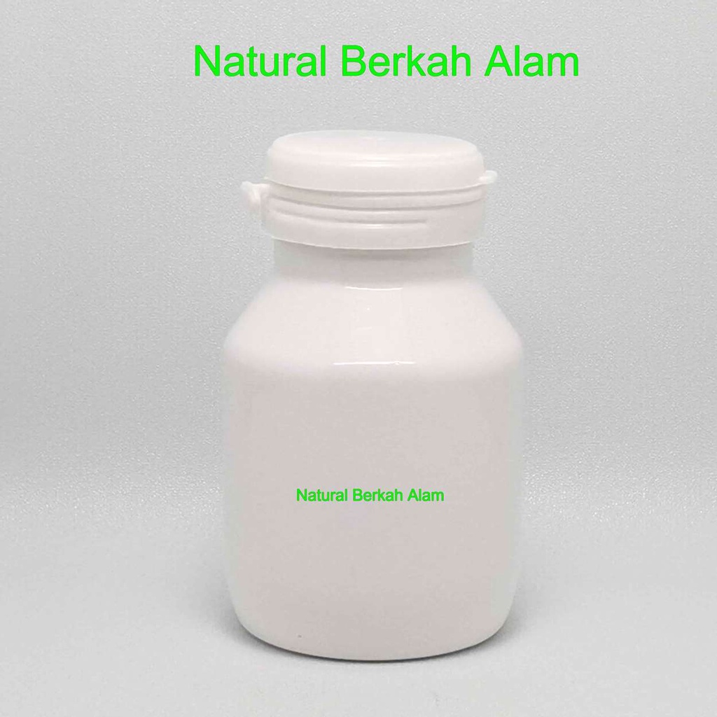 Jual Botol 120 ml Tablet Bulat Putih Snap / Botol 60 Tablet Bulat Tutup ...