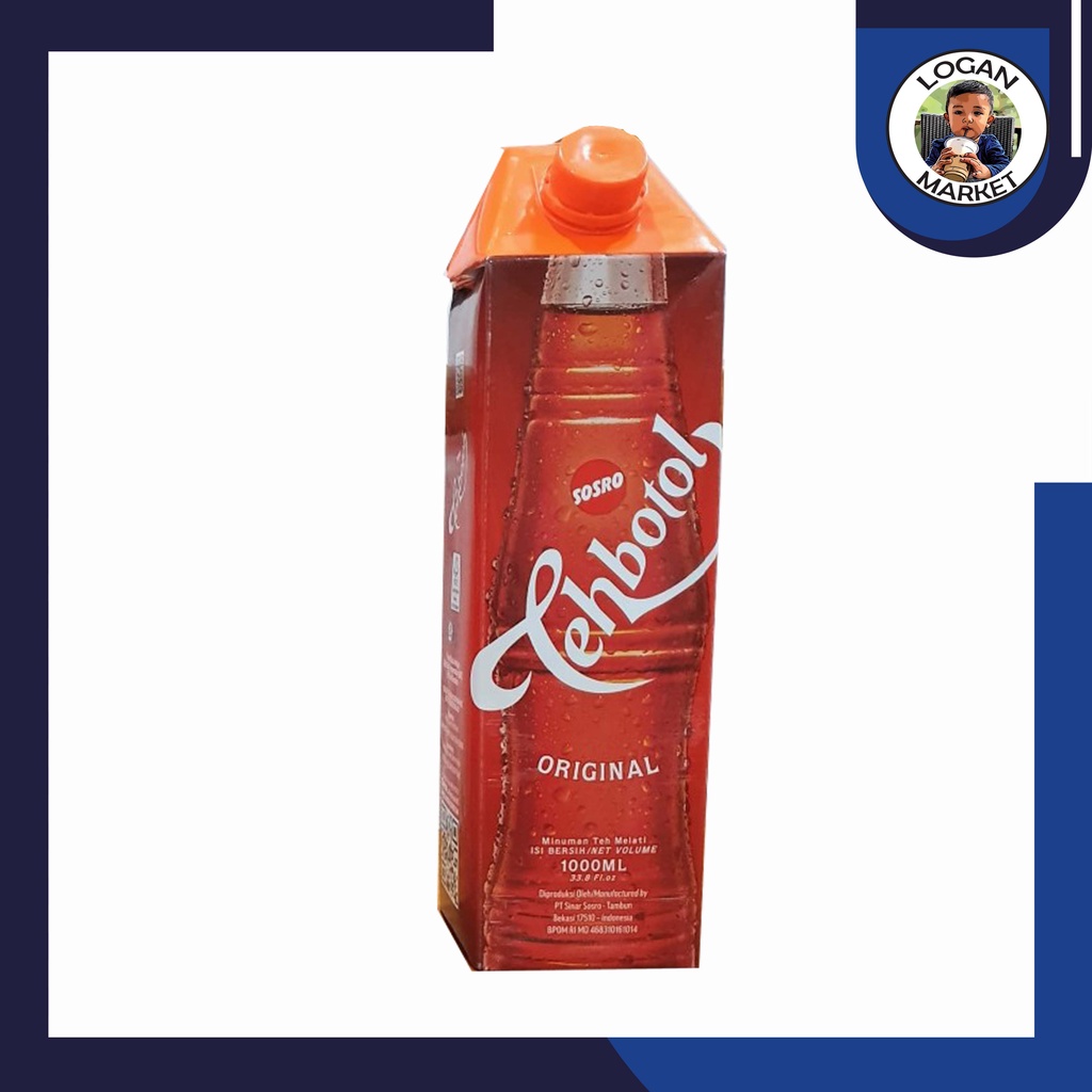 Jual Sosro Teh Botol Kotak 1L 1 Liter | Shopee Indonesia