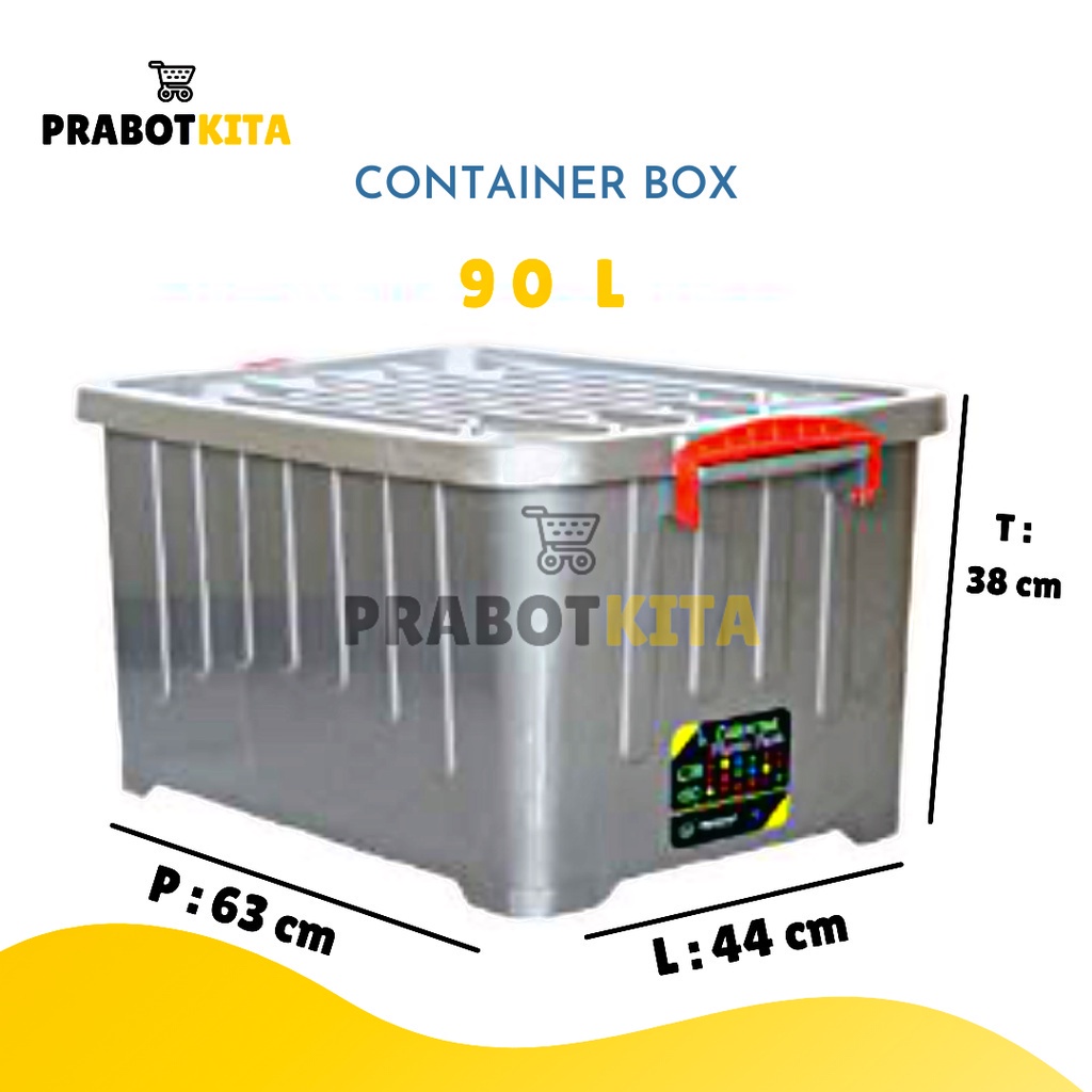 Jual Container Box Besar 60 & 90 Liter / Kotak Penyimpanan / Box ...