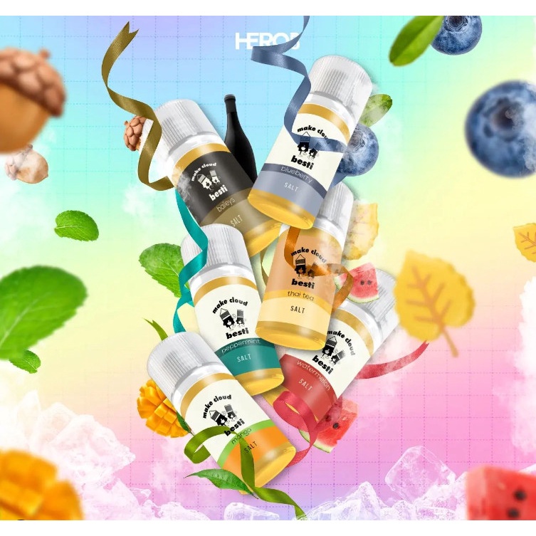Jual LIQUID BESTI SALT SERIES FRUITY NICOTINE 30ML 30MG ORIGINAL ...