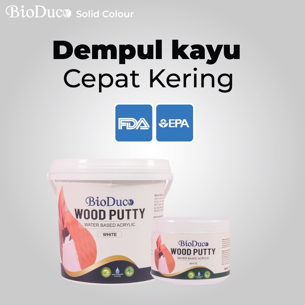 Jual Dempul Kayu Plamir Kayu Bioduco Wood Putty 1,5 kg | Shopee Indonesia