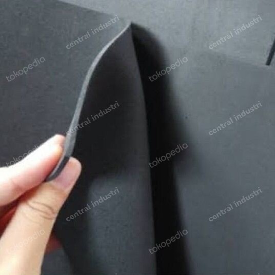 Jual spon Eva / spon matras / spon hitam lembaran tebal 3mm 100cm x ...