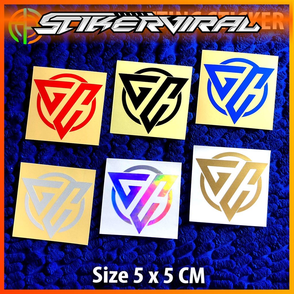 Jual Sticker Logo GC Motor Hits New Cutting Setiker Murah Viral Stiker ...