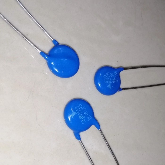 Jual 3 Buah 3Pcs S10 K275 S10K275 Varistor ZNR TNR NTC 387V 2,5ka Epcos ...