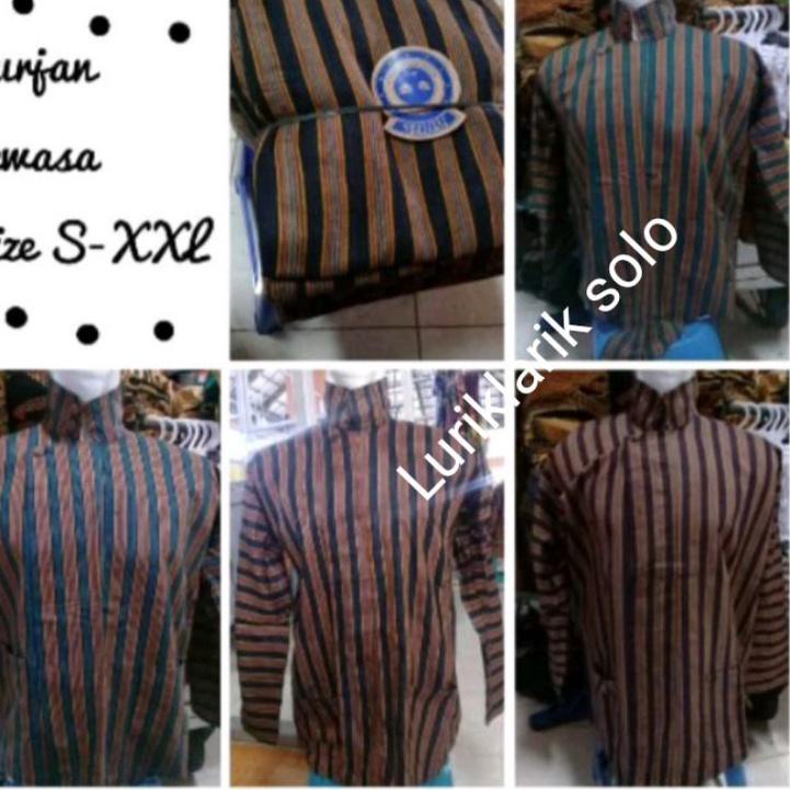 Jual Kebaya dan Sorjan Menarik.. [ Luriklarik ] Surjan Lurik Dewasa Baju Adat Jawa Solo Jogja ...