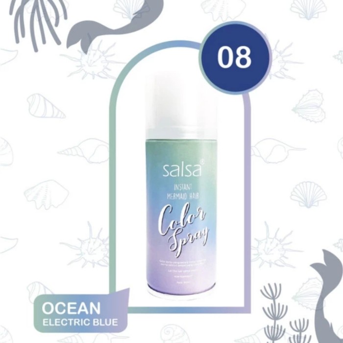 Jual Salsa Instant Mermaid Hair Color Spray 8 Ocean | Shopee Indonesia
