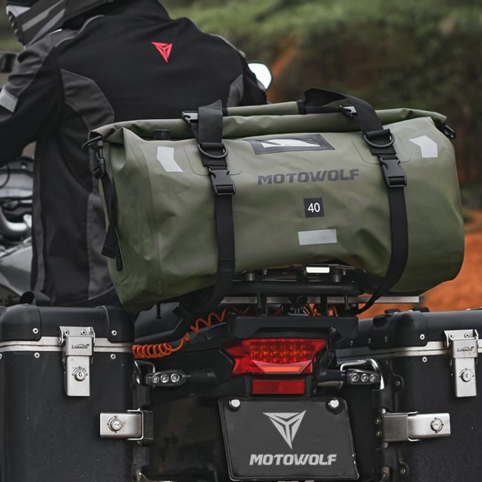Jual MOTOWOLF New Gym Bag Tas Gulung Riding Motor Waterproof | Shopee ...
