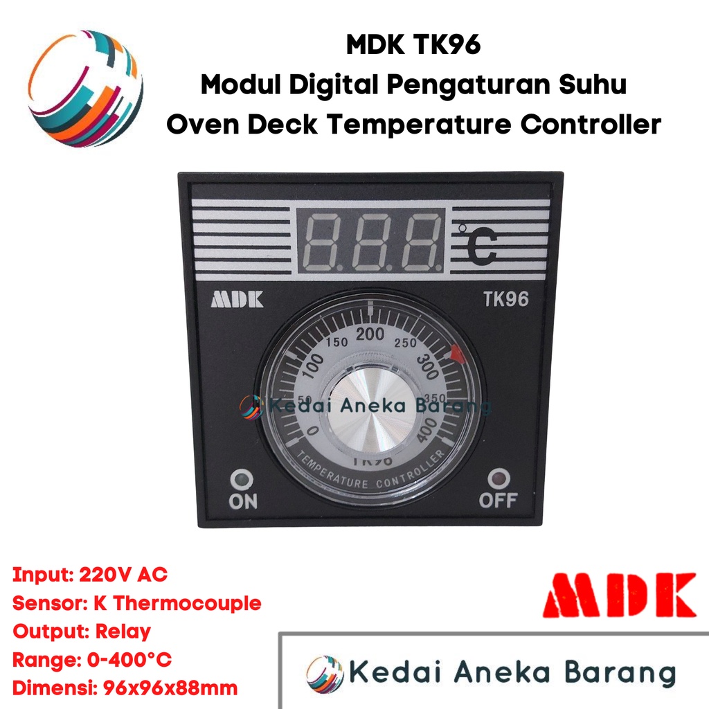 Jual MDK TK96 Module Modul Digital Oven Deck Temperature Temperatur ...