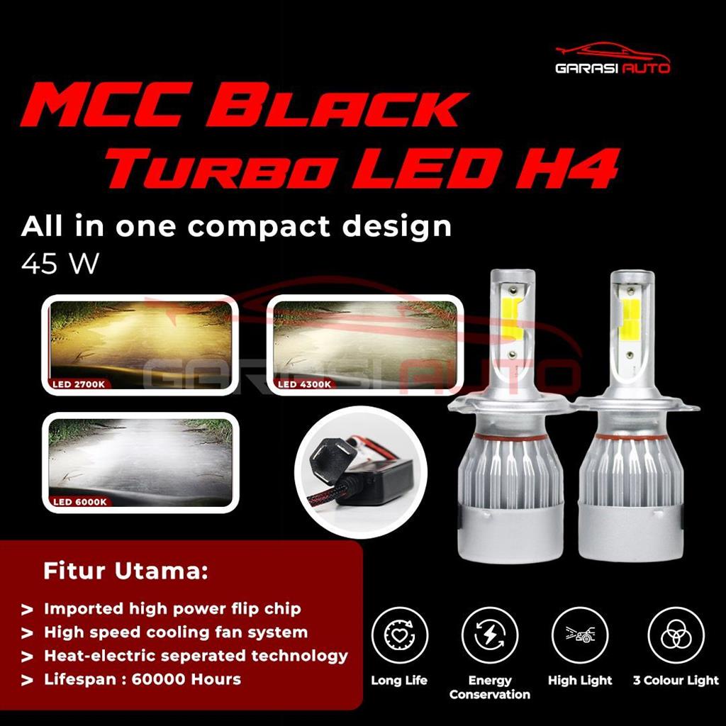 Jual TURBO LED MCC Bohlam H4 Headlamp Lampu Utama Calya Sigra Innova ...