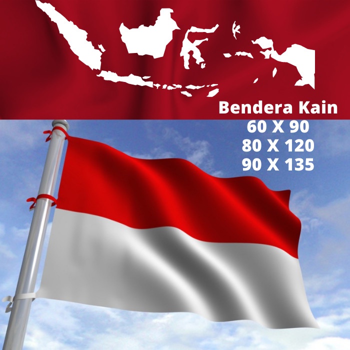 Jual Promo - BENDERA MERAH PUTIH Termurah Berbagai Ukuran Bendera RI ...