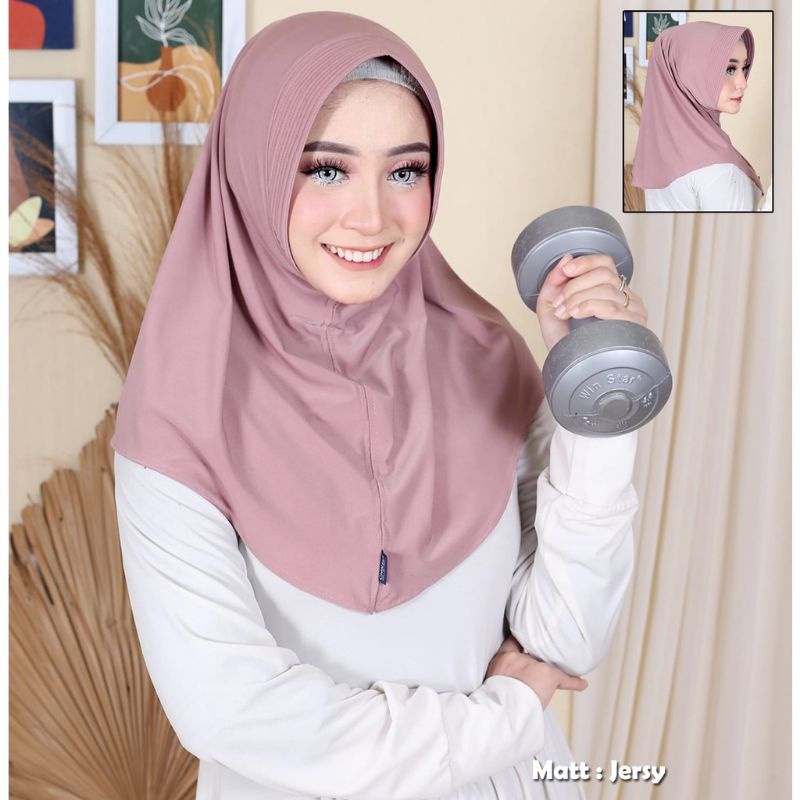 Jual Jilbab Sport Ukuran L | Shopee Indonesia