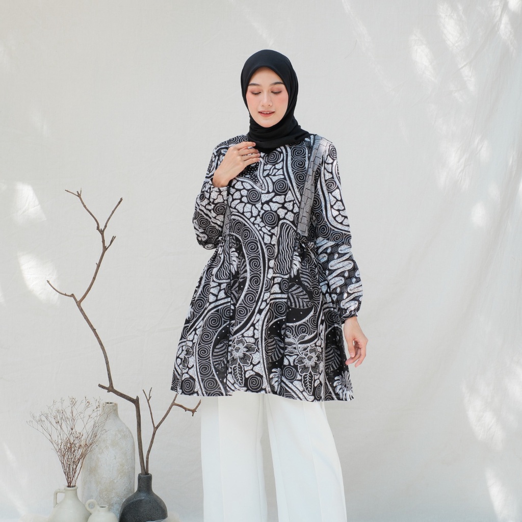 Jual Faeza Tunik Batik (Handmade) | Shopee Indonesia