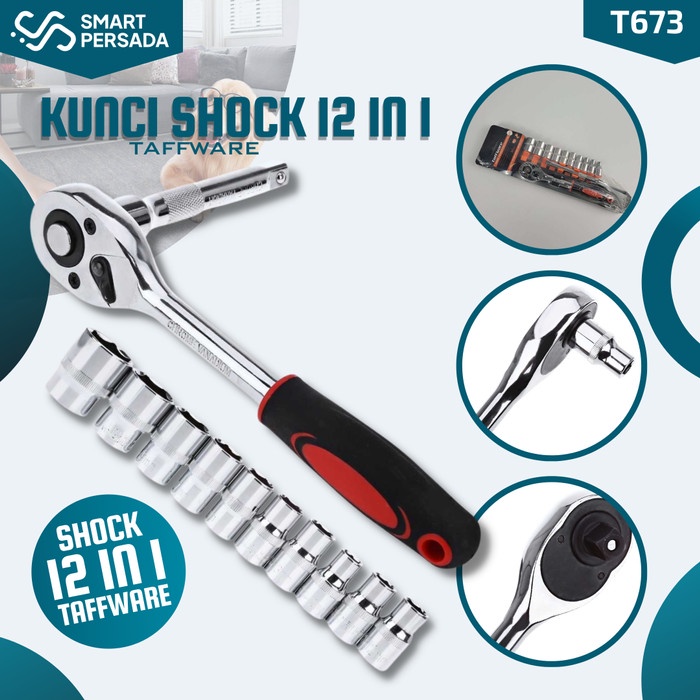 Jual Kunci Shock Set Obeng 12 Pcs Lengkap Konci Shok Reparasi Motor ...