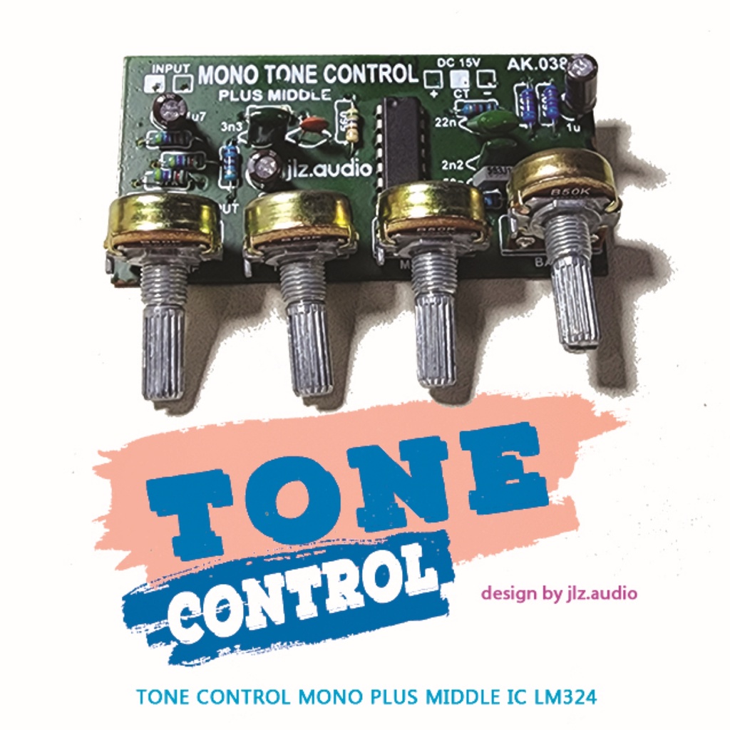 Jual Tone control plus middle mono IC LM324 | Shopee Indonesia