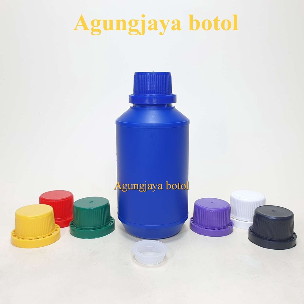 Jual Botol Oli Rem 300 ml Biru Hdpe / Botol Hdpe / Botol Oli Rem ...