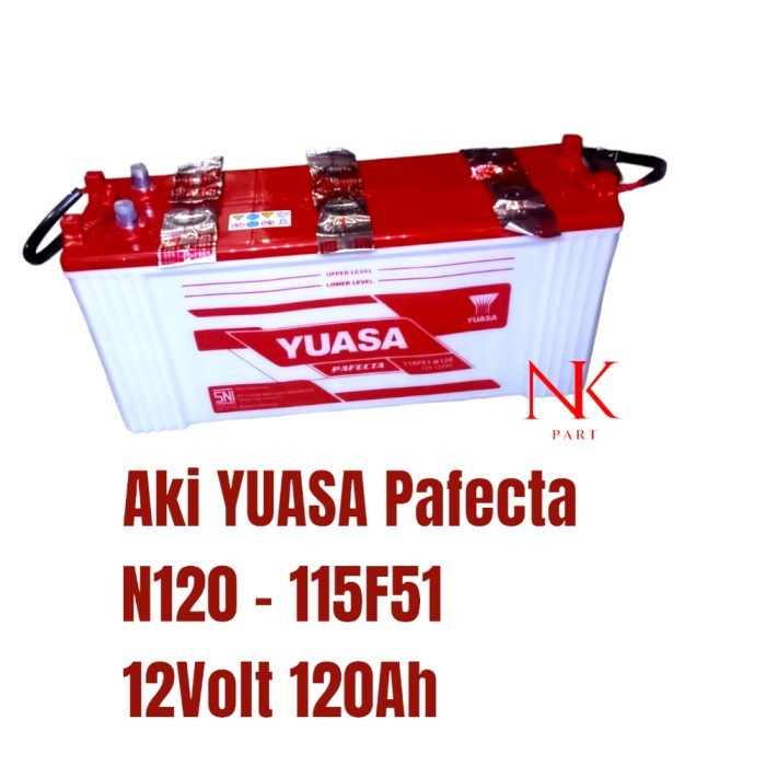 Jual Aki Accu Mobil dan Genset Yuasa N120 12v 120Ah Original Aki Basah | Shopee Indonesia