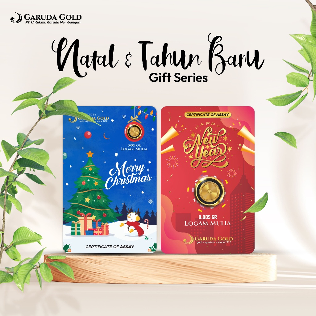 Jual Gift Series Garuda Gold Natal & Tahun Baru Emas Murni Logam mulia ...