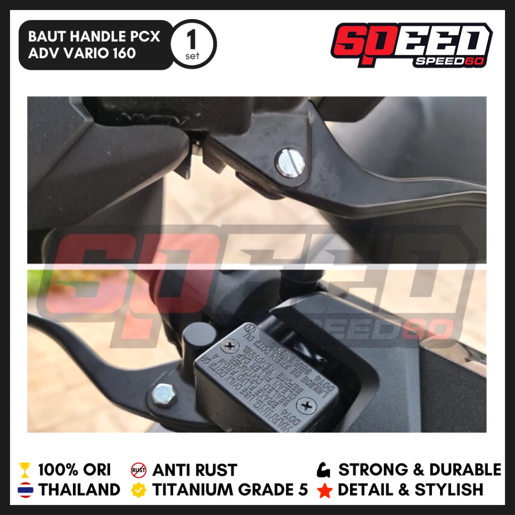 Jual Baut Handle Handel Honda PCX ADV Vario 160 Baut Titanium Probolt ...