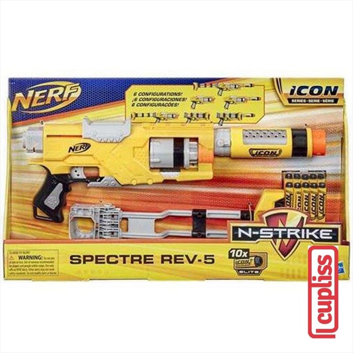 Jual NERF Original N-Strike Spectre Rev-5 Hasbro E9809 Cupliss KG ...