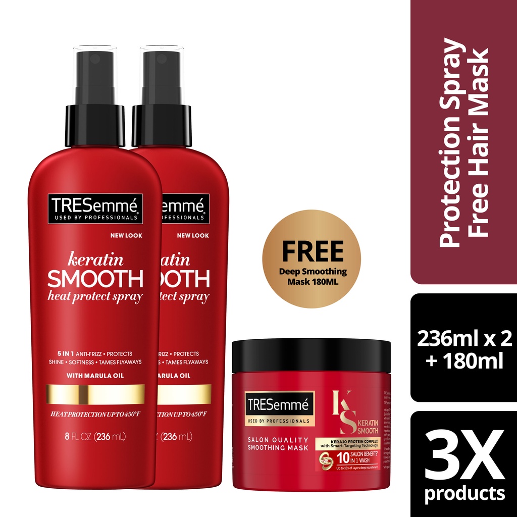 Jual Buy 2 TRESemme Heat Protect Spray FREE TRESemme Deep Smoothing ...