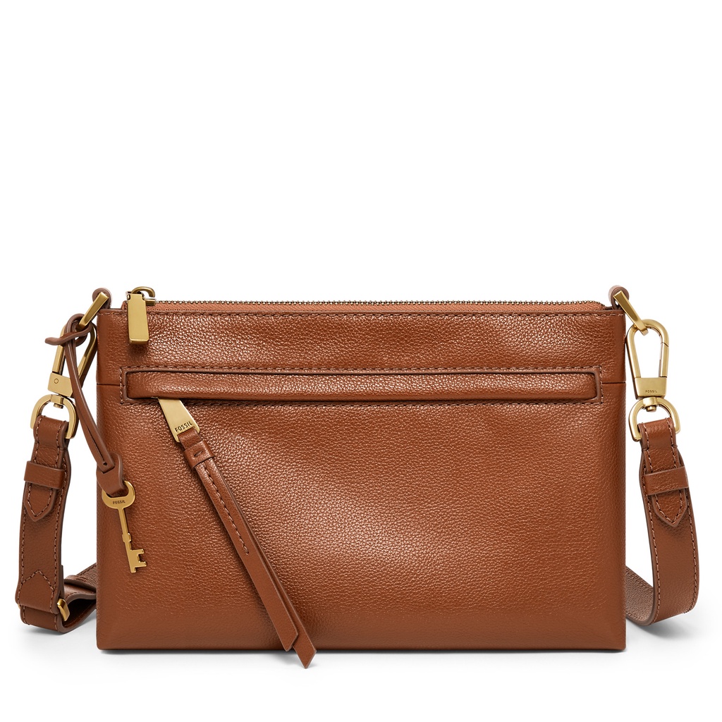Jual Fossil Kiera Small Crossbody Brown Leather Tas Wanita - SHB3105-210 | Shopee Indonesia