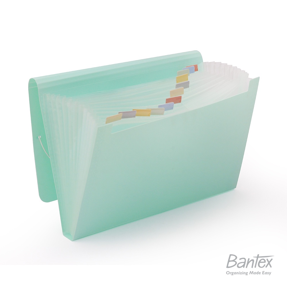 Jual Bantex Expanding File Map Harmonika 12 Sekat Folio F4 Cool Aqua ...