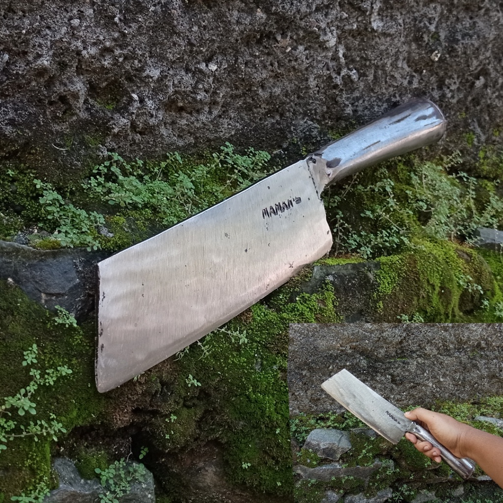 Jual Pisau dapur besar tebal-pisau daging tajam bahan baja asli ...