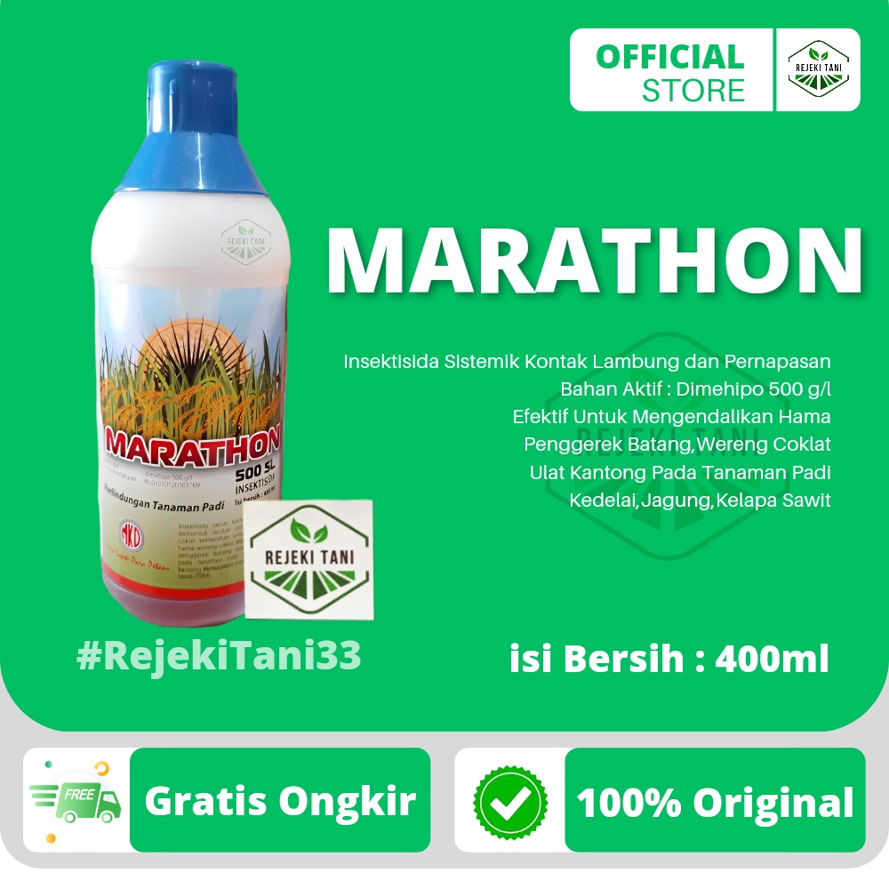 Jual Insektisida MARATHON 500SL 400ml Racun Lambung Kontak dan ...